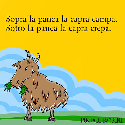 Scioglilingua Divertenti e Scioglilingua Illustrati | Portale Bambini