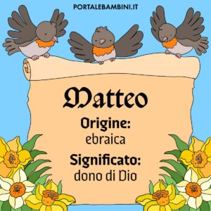Matteo - Significato del Nome