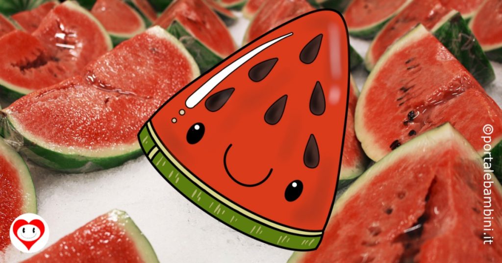 Anguria da Colorare (stampa gratis) | portalebambini.it