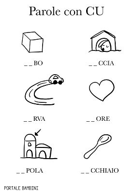 Noi all'Arcobaleno: LA CONSONANTE C