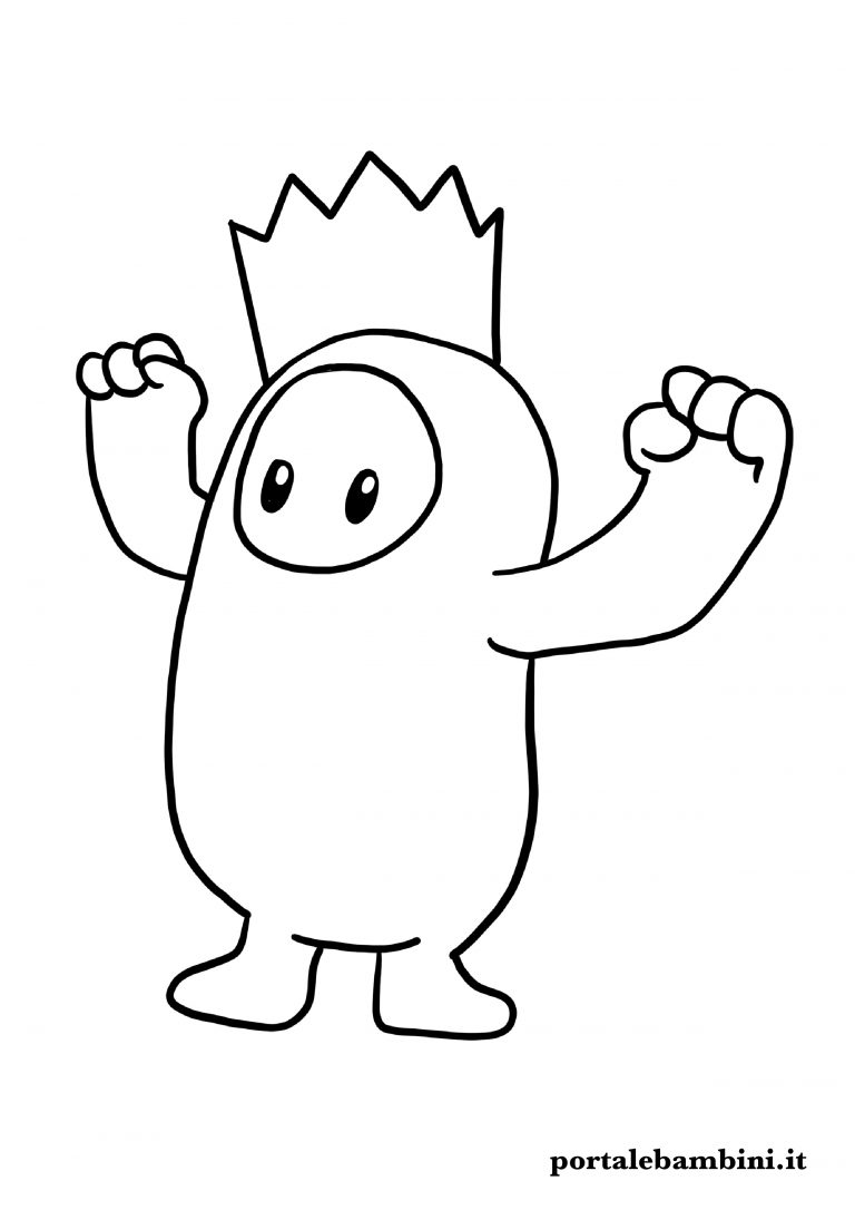 Disegni Fall Guys da Colorare (stampa gratis) | portalebambini.it