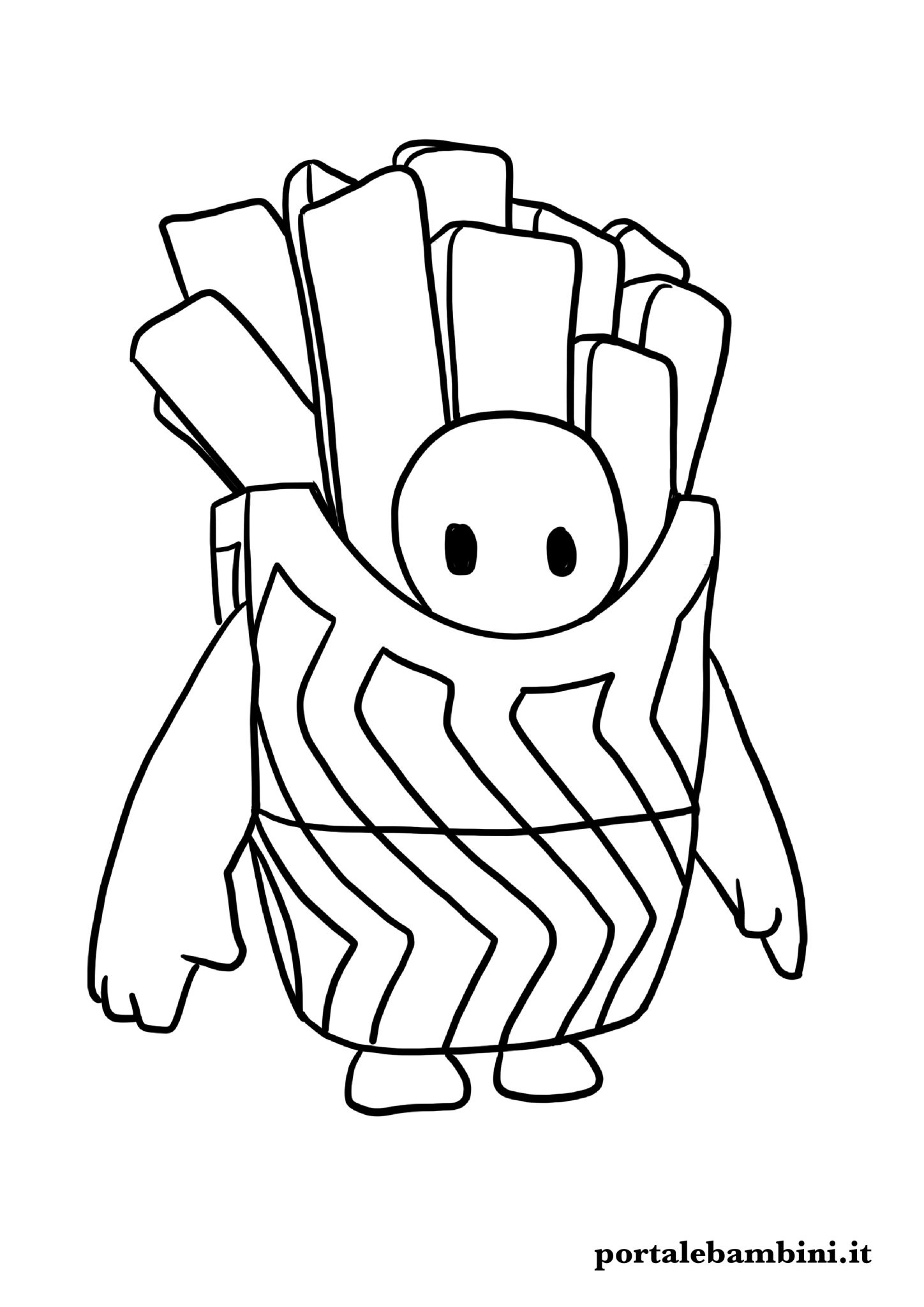 Disegni Fall Guys da Colorare (stampa gratis) | portalebambini.it