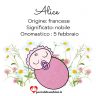 Alice: significato del nome, origine e onomastico | portalebambini.it