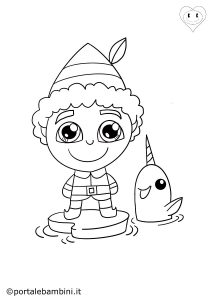 Elfi da Colorare (stampa gratis!) | portalebambini.it