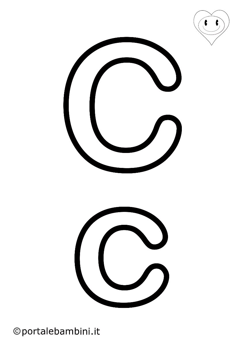 Lettere da Stampare e Colorare