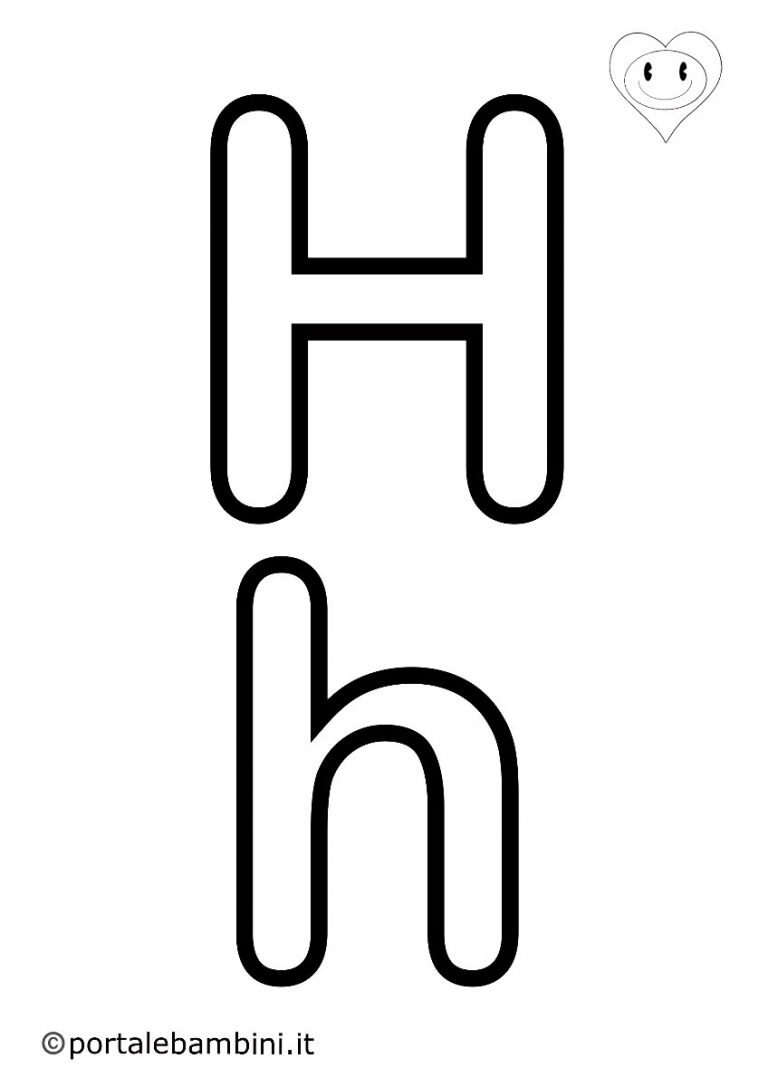 Lettere da Stampare e Colorare