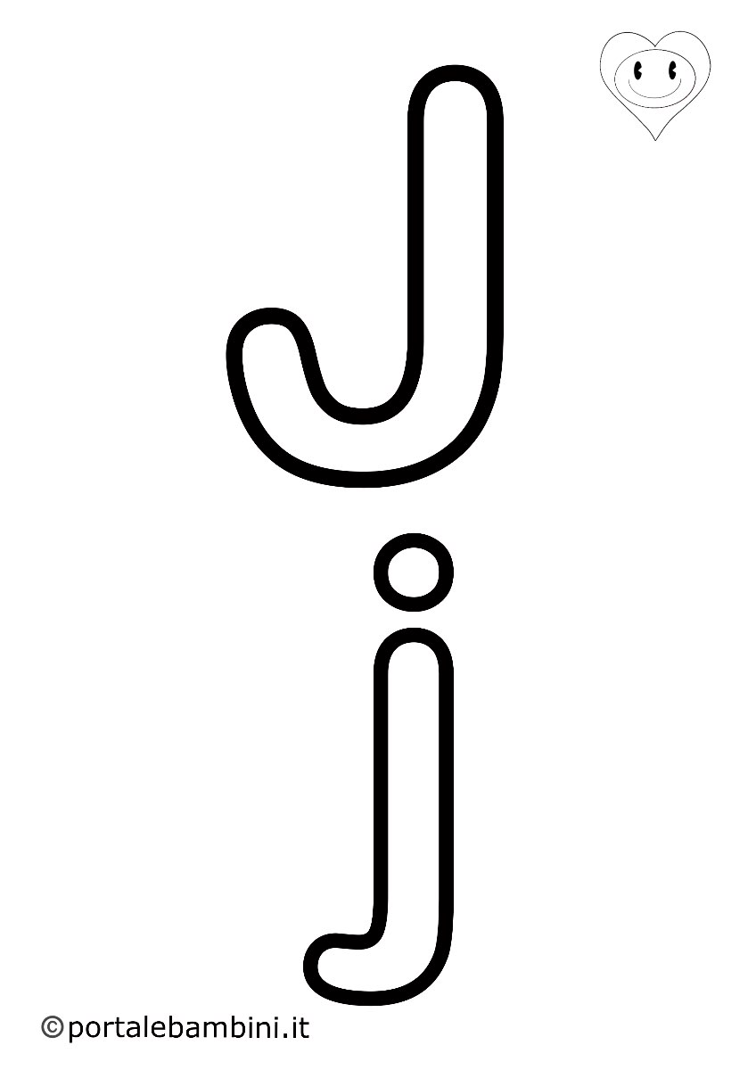 Lettere da Stampare e Colorare