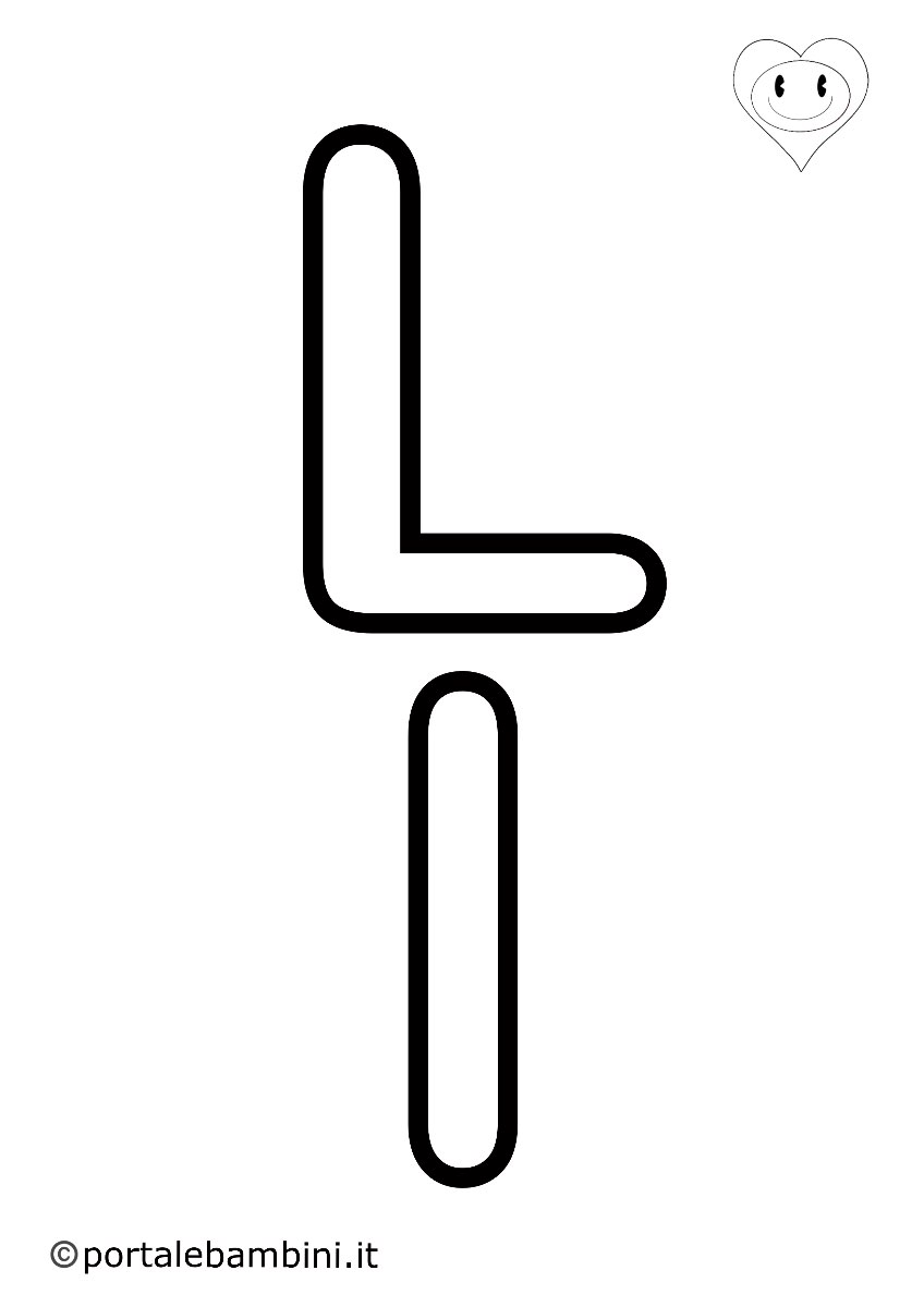 Lettere da Stampare e Colorare