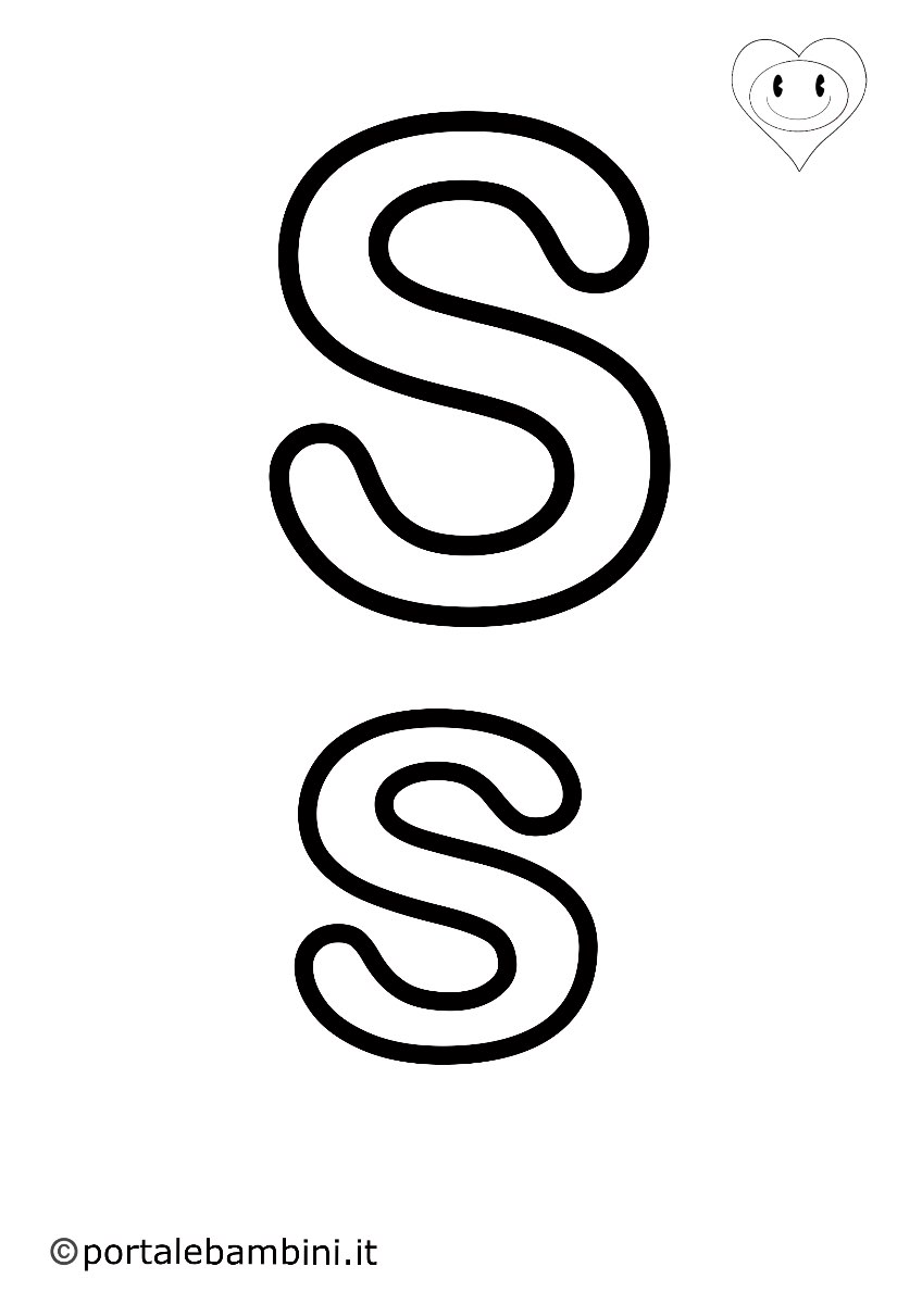 Lettere da Stampare e Colorare