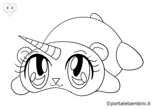 Pandacorni da Colorare (stampa gratis) | portalebambini.it
