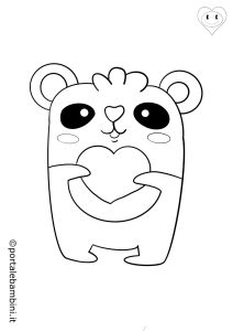 Pandacorni da Colorare (stampa gratis) | portalebambini.it