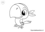 Pappagalli da Colorare (stampa gratis) | portalebambini.it