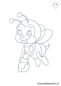 Api da Colorare: Tanti Disegni (stampa gratis) | portalebambini.it