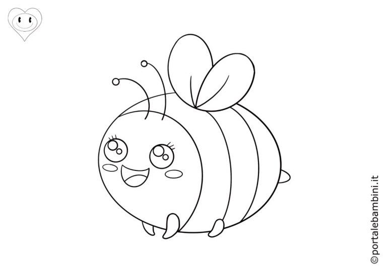 Api da Colorare: Tanti Disegni (stampa gratis) | portalebambini.it