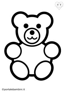 Disegni Orsetti da Colorare - Stampa Gratis