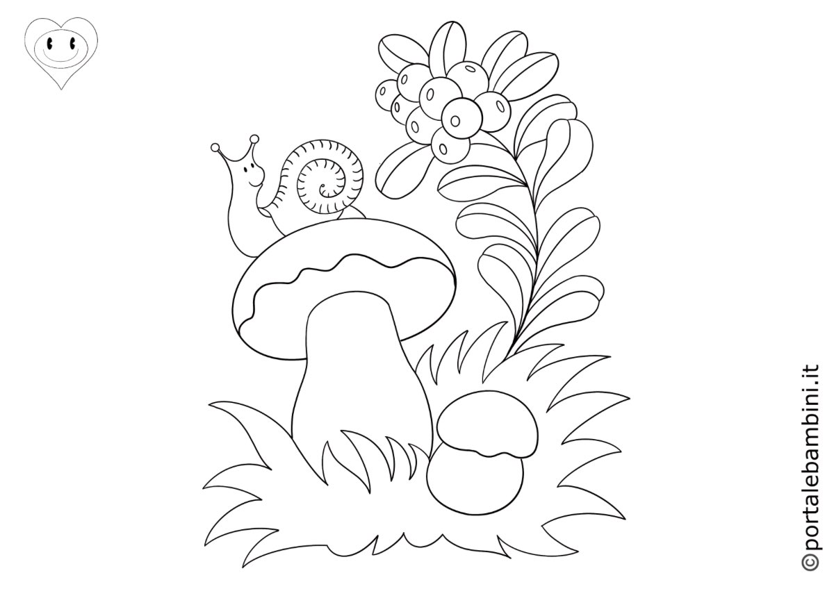 Disegni Autunno da Colorare (stampa gratis) | portalebambini.it