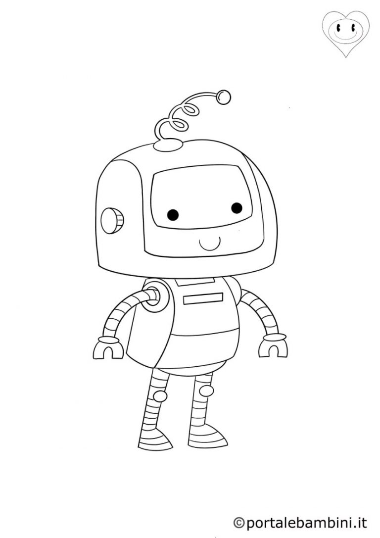 Disegni Robot da Colorare - Stampa gratis