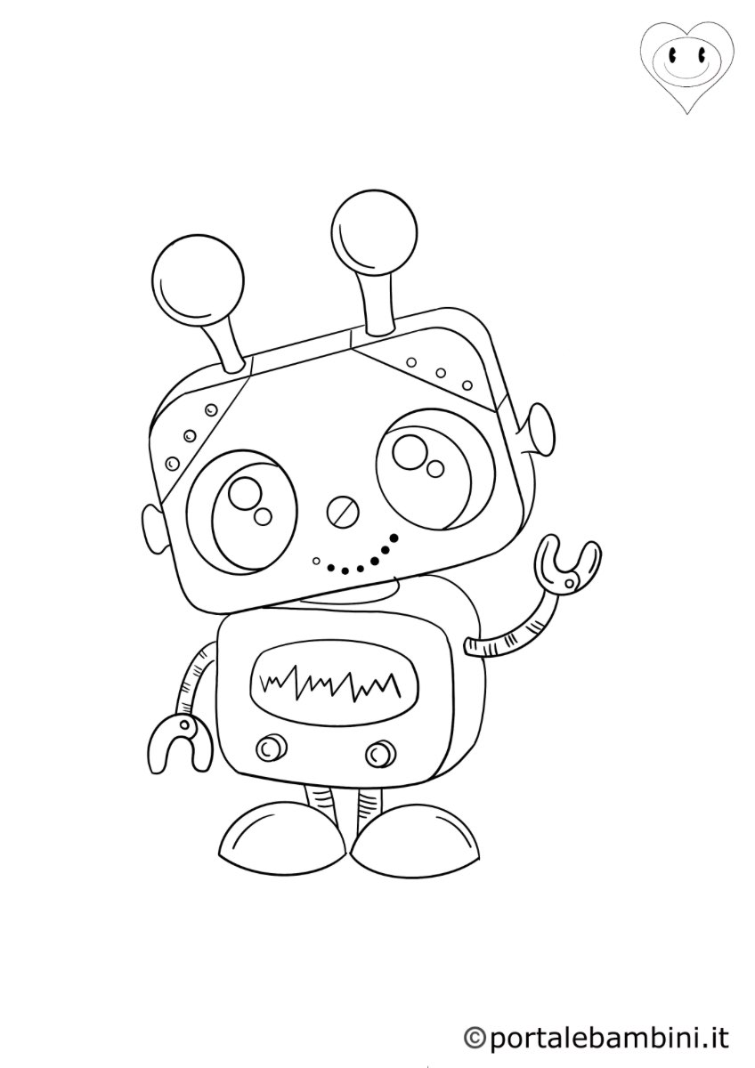 Disegni Robot da Colorare - Stampa gratis