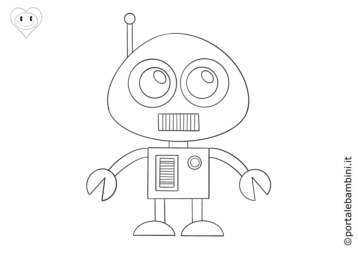 Disegni Robot da Colorare - Stampa gratis