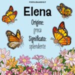 Elena - Significato del Nome e Auguri