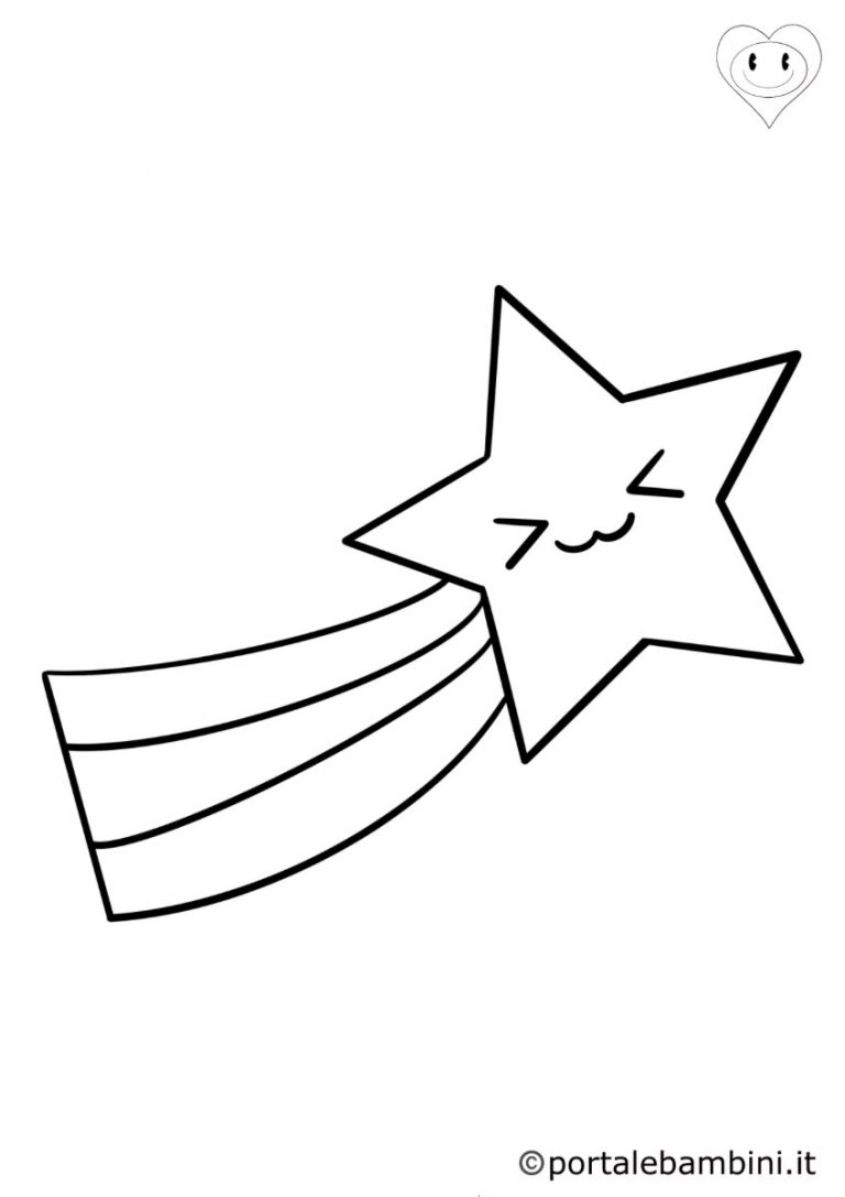 Sagome Stella Cometa (da ritagliare) | portalebambini.it