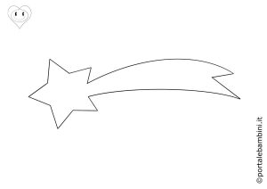 Stelle Comete da Colorare | portalebambini.it