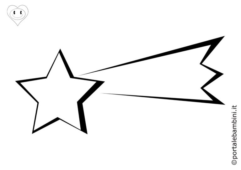 Stelle Comete da Colorare | portalebambini.it