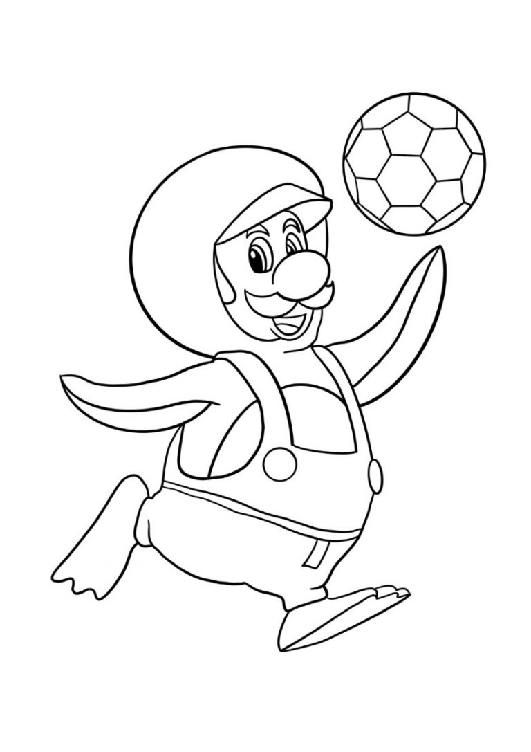 Super Mario da Colorare (stampa gratis) | portalebambini.it