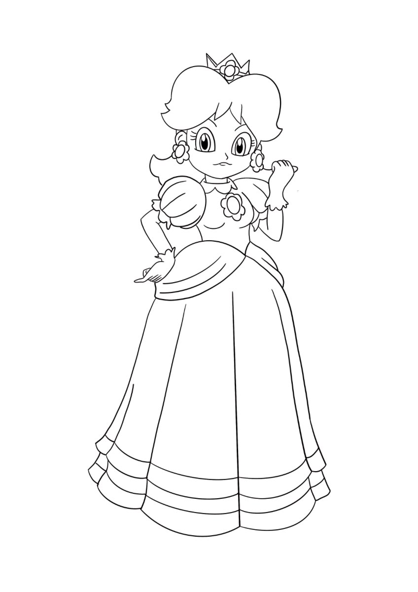 Super Mario da Colorare (stampa gratis) | portalebambini.it