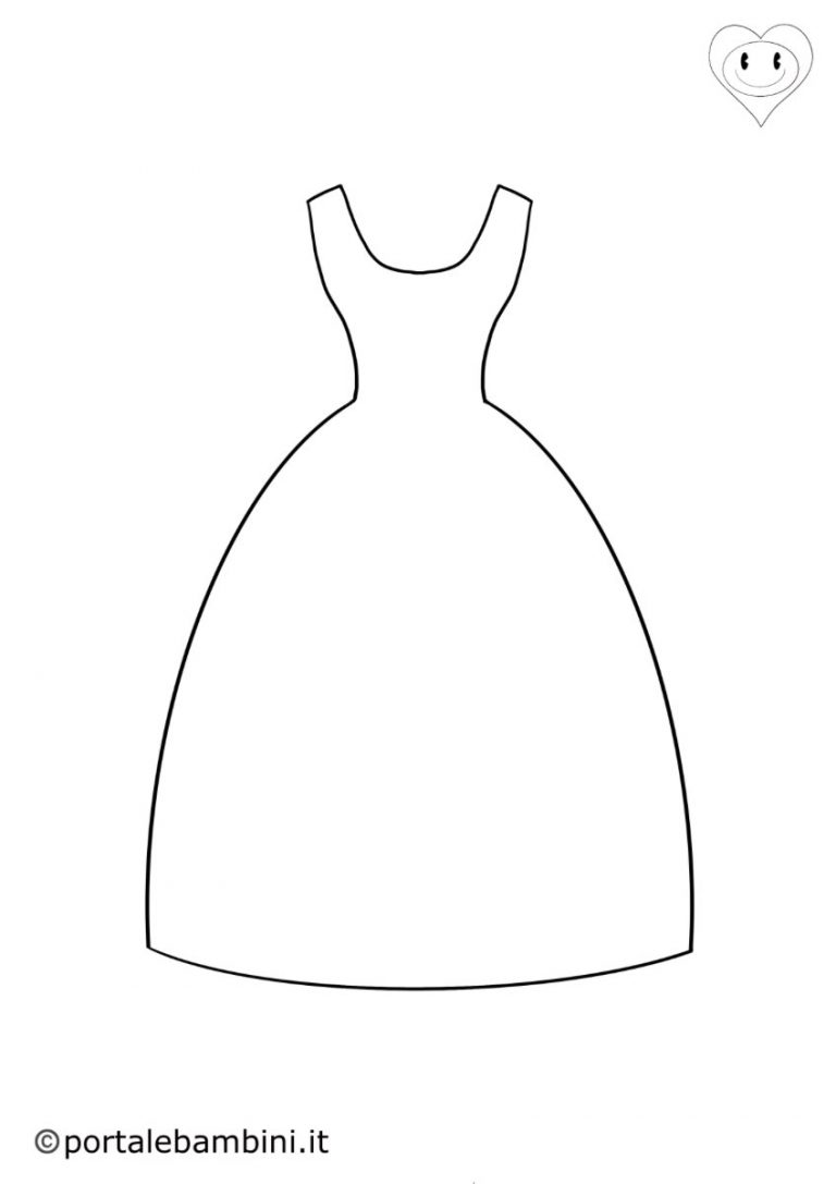 Vestiti da Colorare (stampa gratis) | portalebambini.it