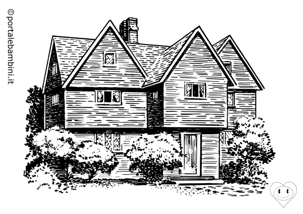 Disegni Casa da Colorare - Stampa gratis