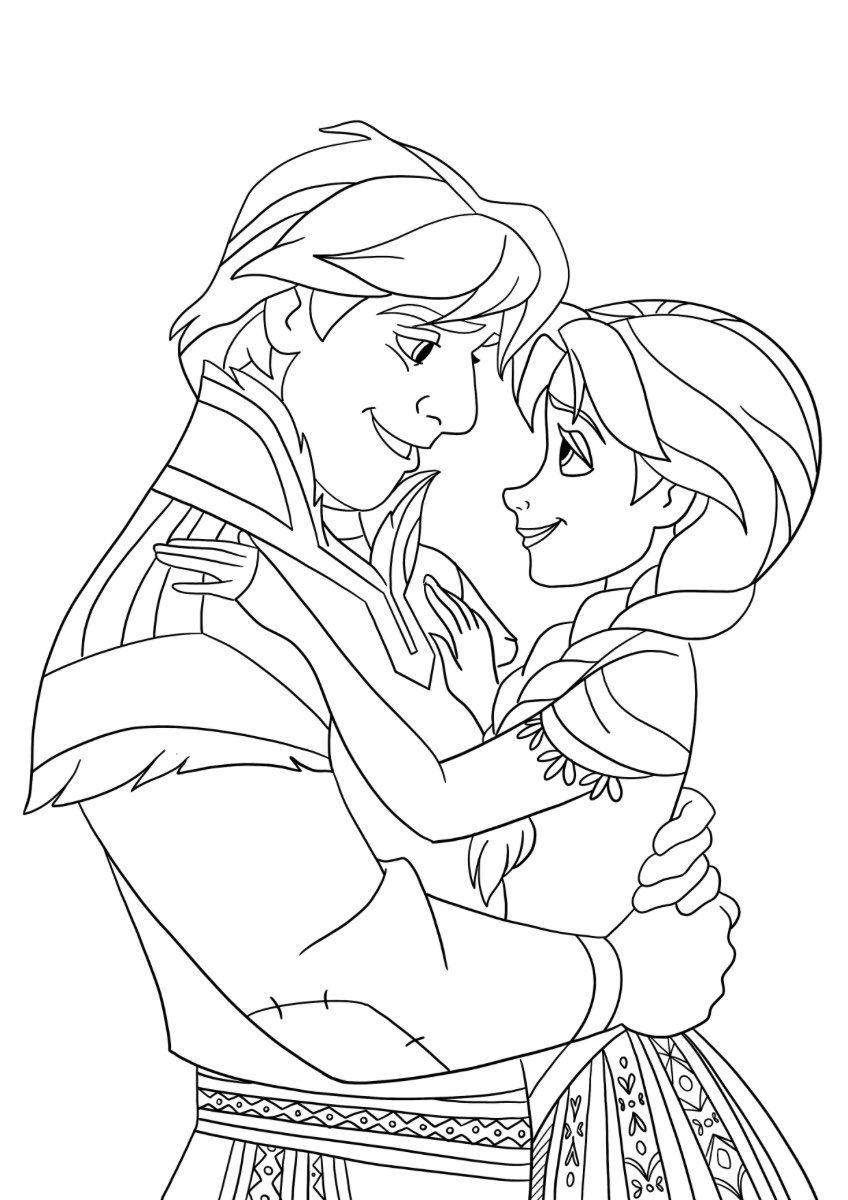 Disegni Frozen da Colorare (stampa gratis) | portalebambini.it