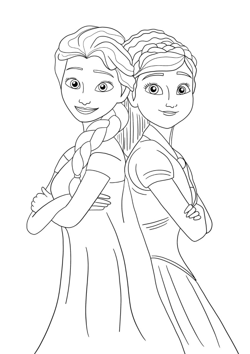 Disegni Frozen da Colorare (stampa gratis) | portalebambini.it