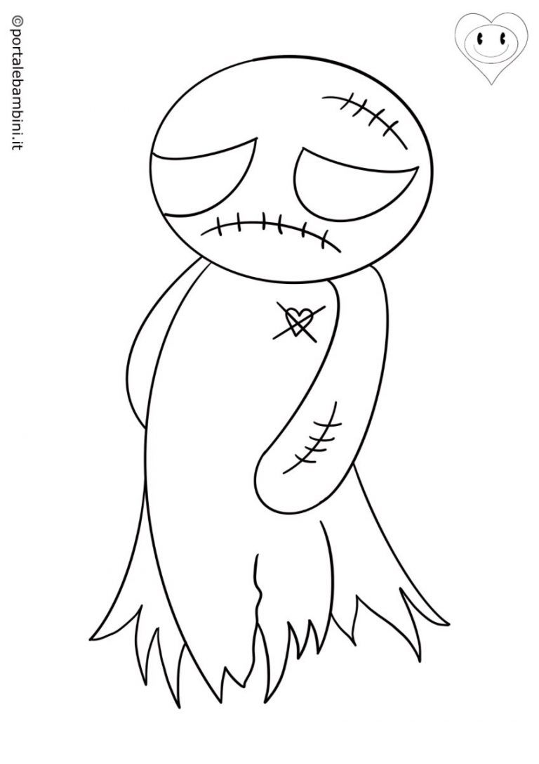 Disegni Fantasmi da Colorare (Stampa Gratis)