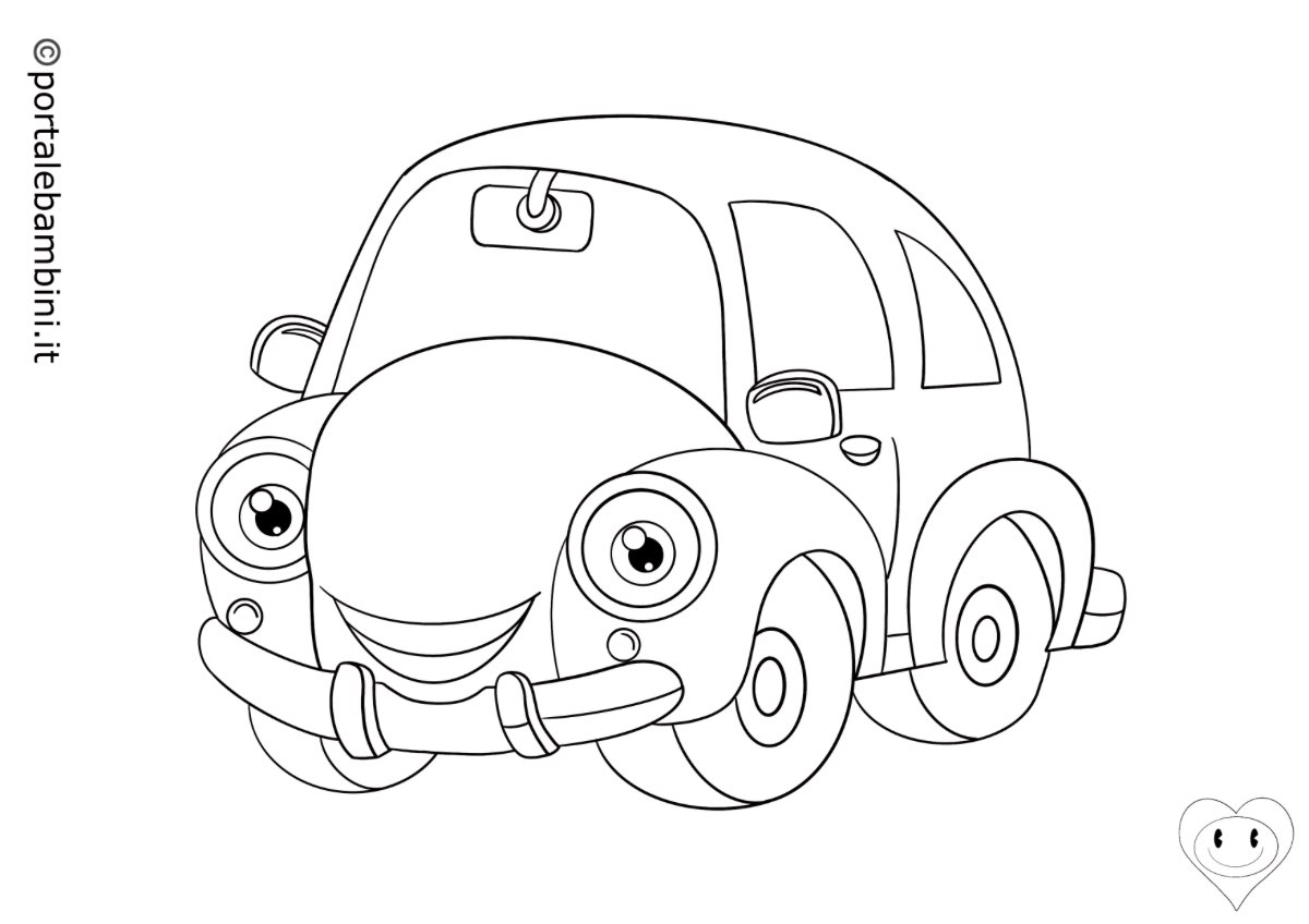 Disegni Macchine da Colorare - Stampa Gratis