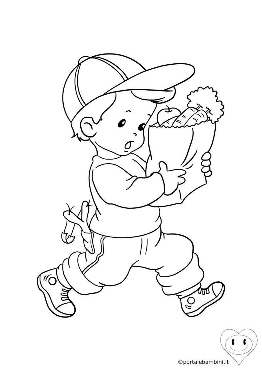 Bambini da Colorare (stampa gratis) | portalebambini.it