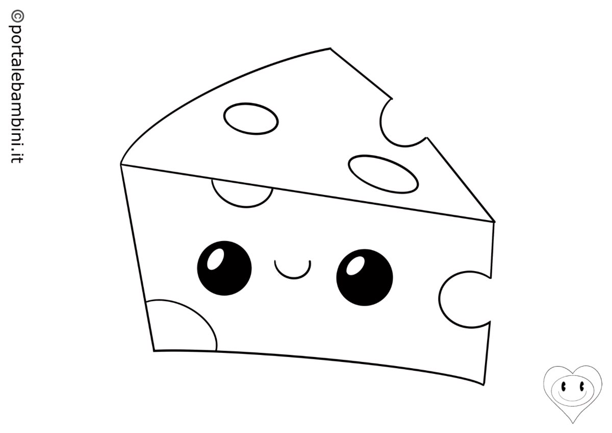 Cibo da Colorare (stampa gratis) | portalebambini.it