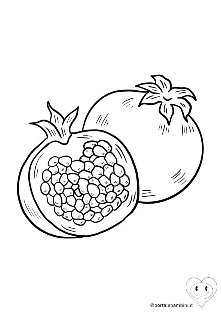 Frutta Autunnale da Colorare | portalebambini.it