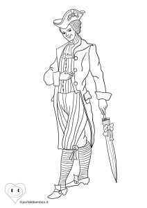 Maschera di Meneghino da Colorare (con storia) | portalebambini.it