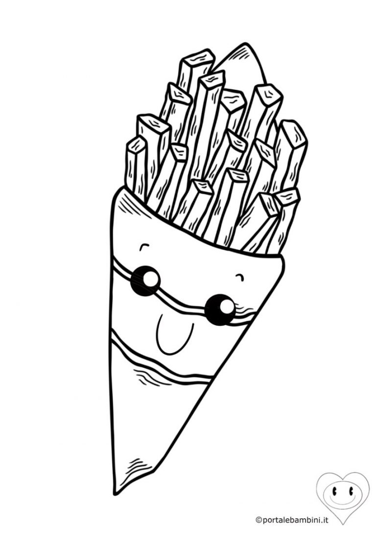 Patate da Colorare (stampa gratis) | portalebambini.it