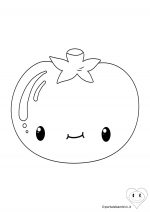 Pomodoro da Colorare (stampa gratis) | portalebambini.it