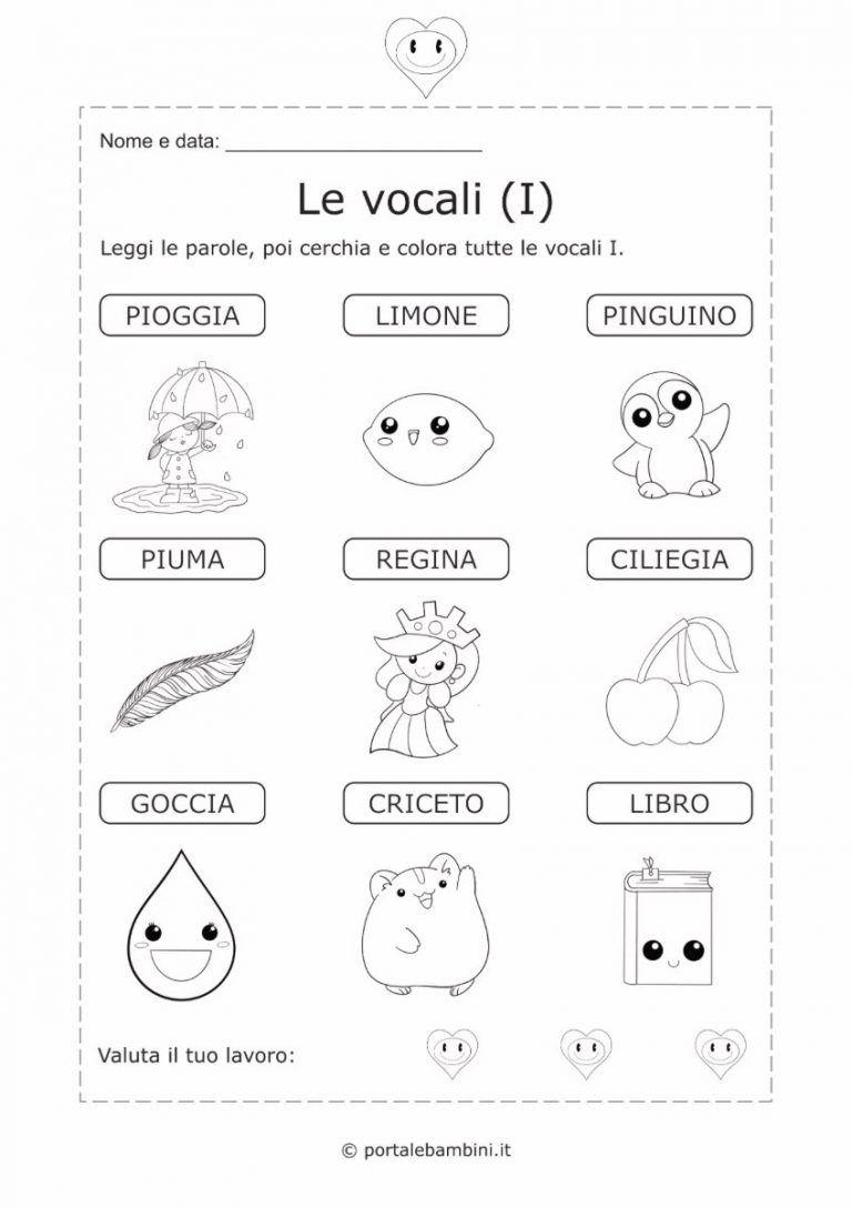 Parole con la I (con Schede Didattiche)