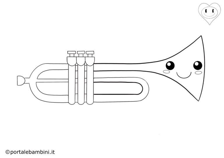 Strumenti Musicali da Colorare (Stampa Gratis)
