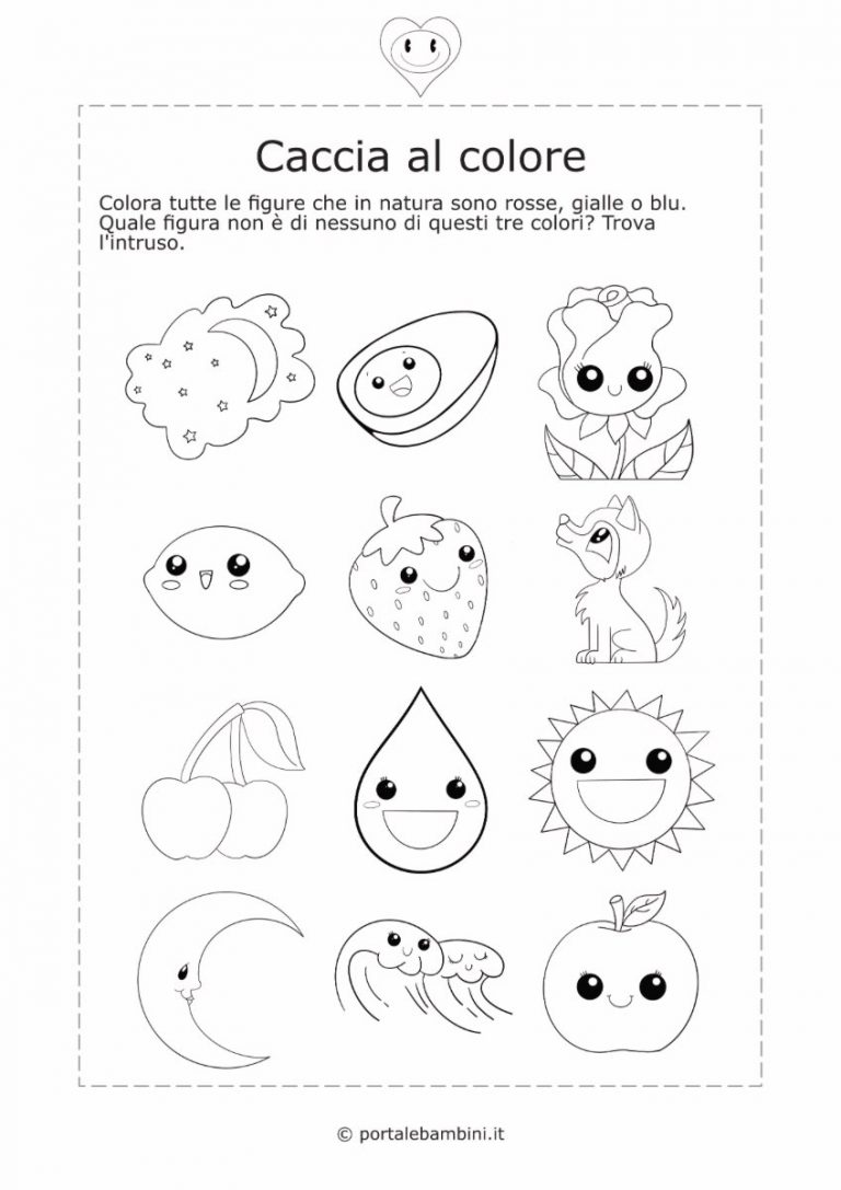 I Colori Primari (Schede e Filastrocca)