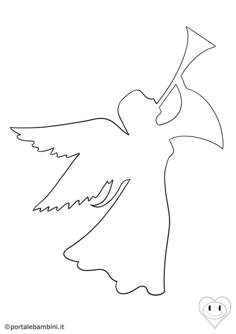 Sagome di Angeli (da ritagliare) | portalebambini.it