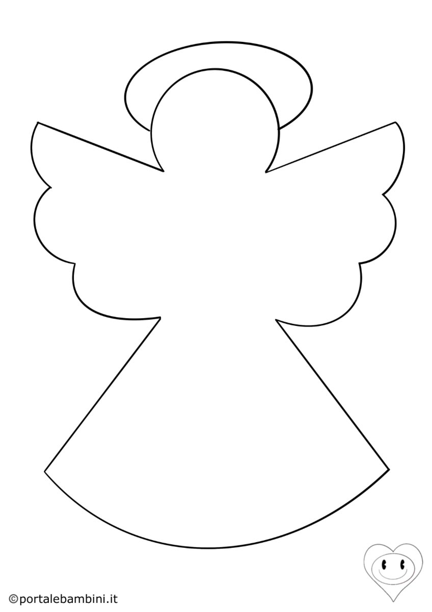 Sagome di Angeli (da ritagliare) | portalebambini.it
