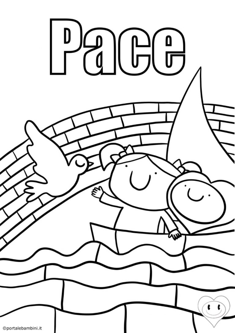 Disegni sulla Pace da Colorare
