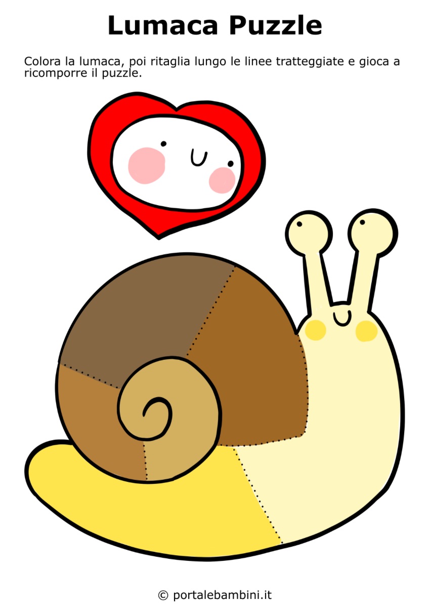 Lumaca Puzzle | portalebambini.it