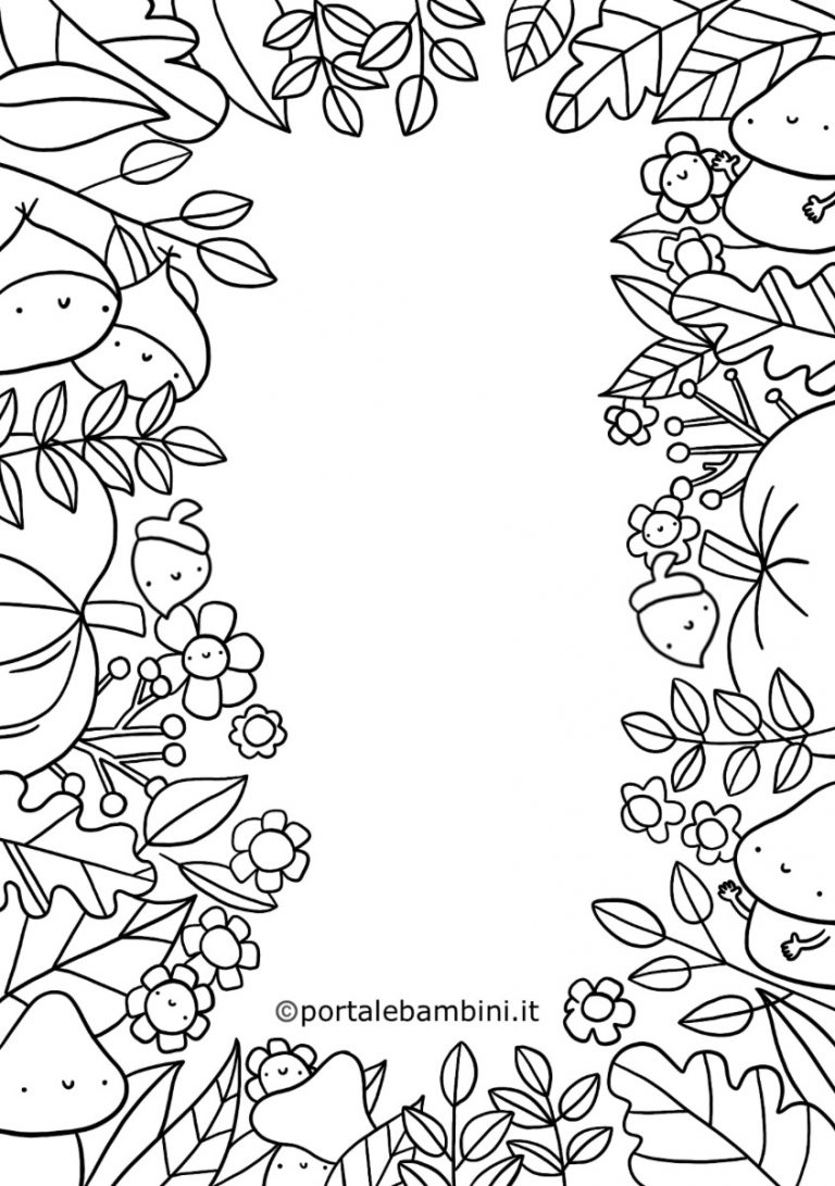 Cornicette per l'Autunno | portalebambini.it