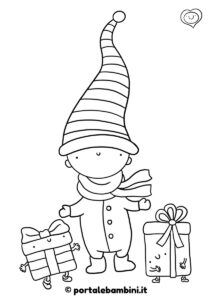 Elfi da Colorare (stampa gratis!) | portalebambini.it